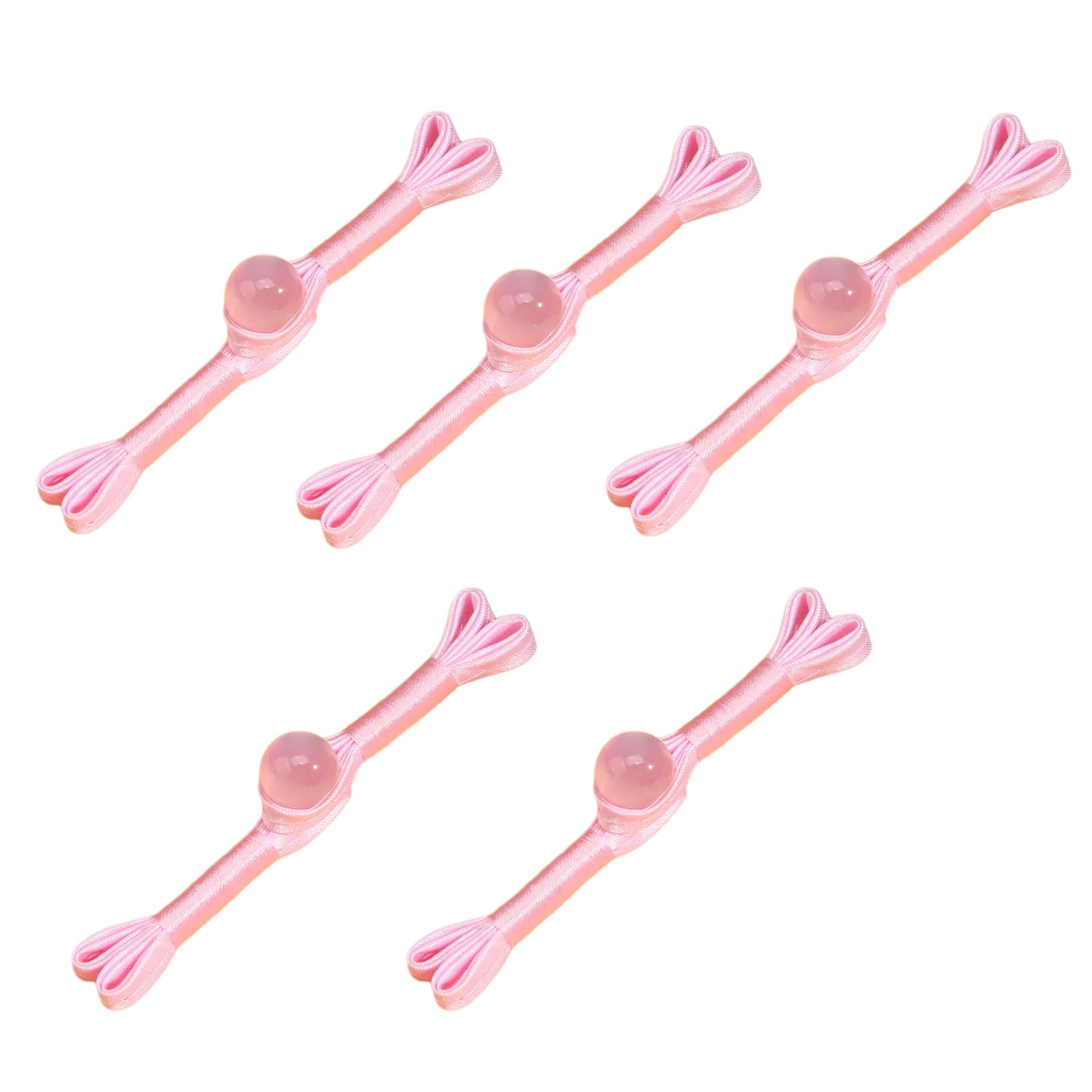 5Pcs Hand Sewing Bead Frogs Button Fasteners Chinese Closure Cheongsam ...