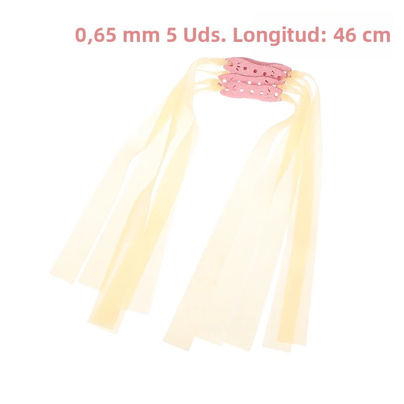 5Pcs High Elastic High Power Flat Rubber Bow String 0.5MM Outdoor ...