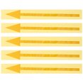5Pcs High Reflectivity Yellow Mailbox Arrow Stickers Waterproof Durable ...