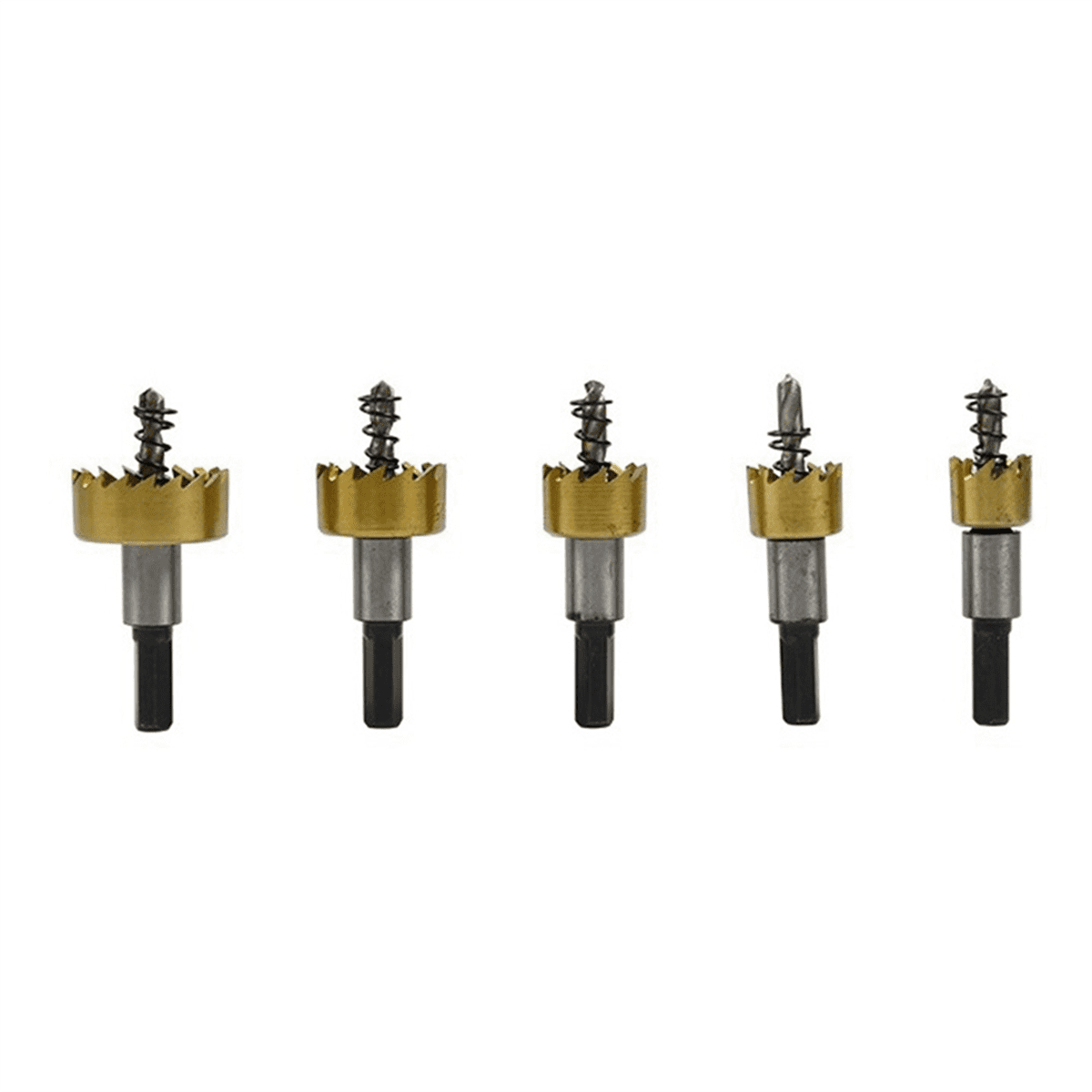 5Pcs High-Speed Steel Drill Hole Opener, Circular Hole Extractor, Metal ...