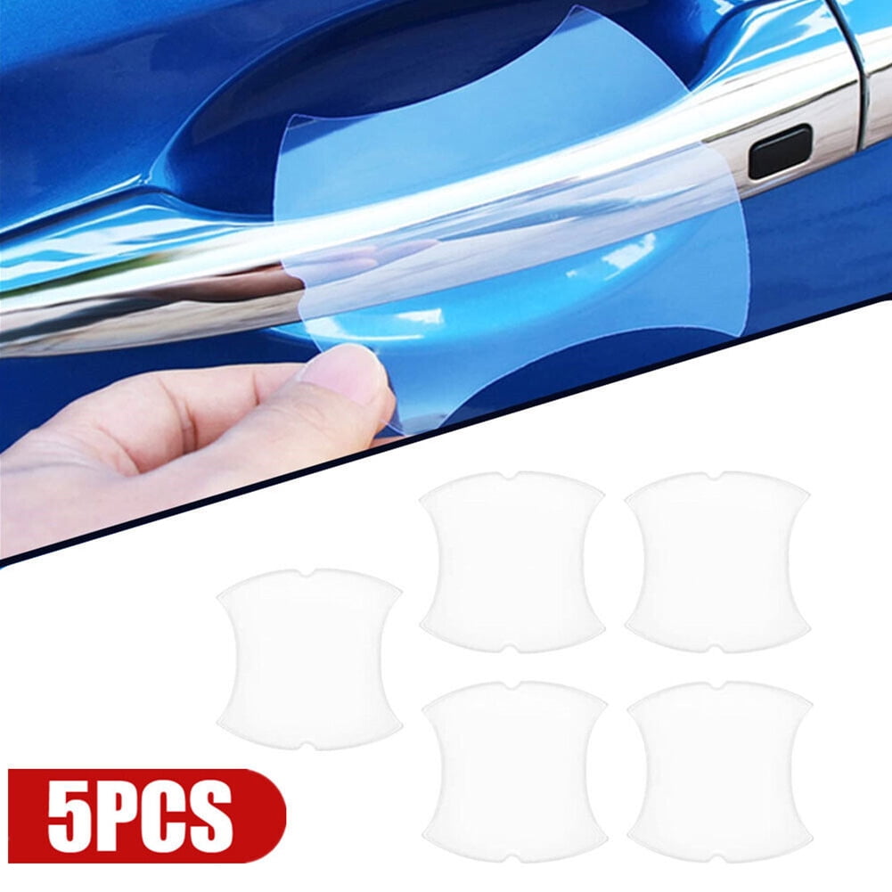 5Pcs Invisible Car Door Handle Film Protective Scratches Protector ...