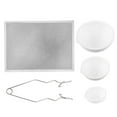 5Pcs Jewelry Making Crucible Set Heatproof Quartzs Dish Set Metal ...