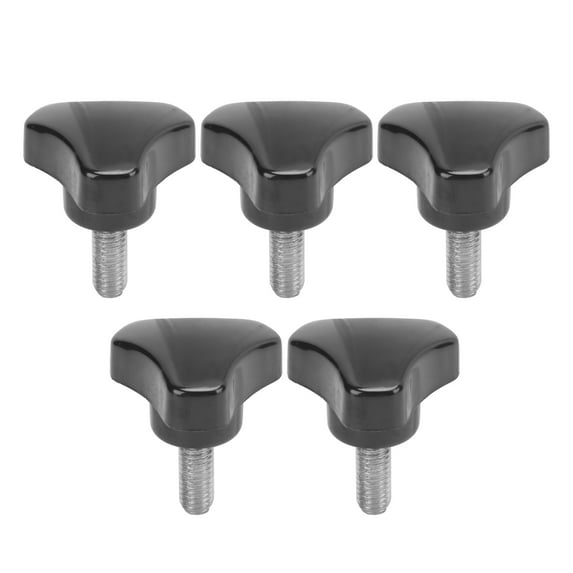 5Pcs Knob Bolt Lathe Hand Grip Twist Knob Nut Screw Triangle Locking ...