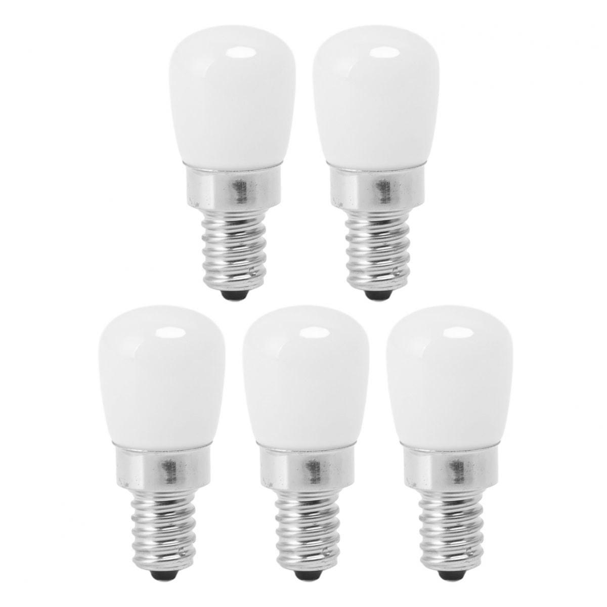 FCflower 5-Pack E12 LED Refrigerator Light Bulbs - 2W Warm White 2700 ...