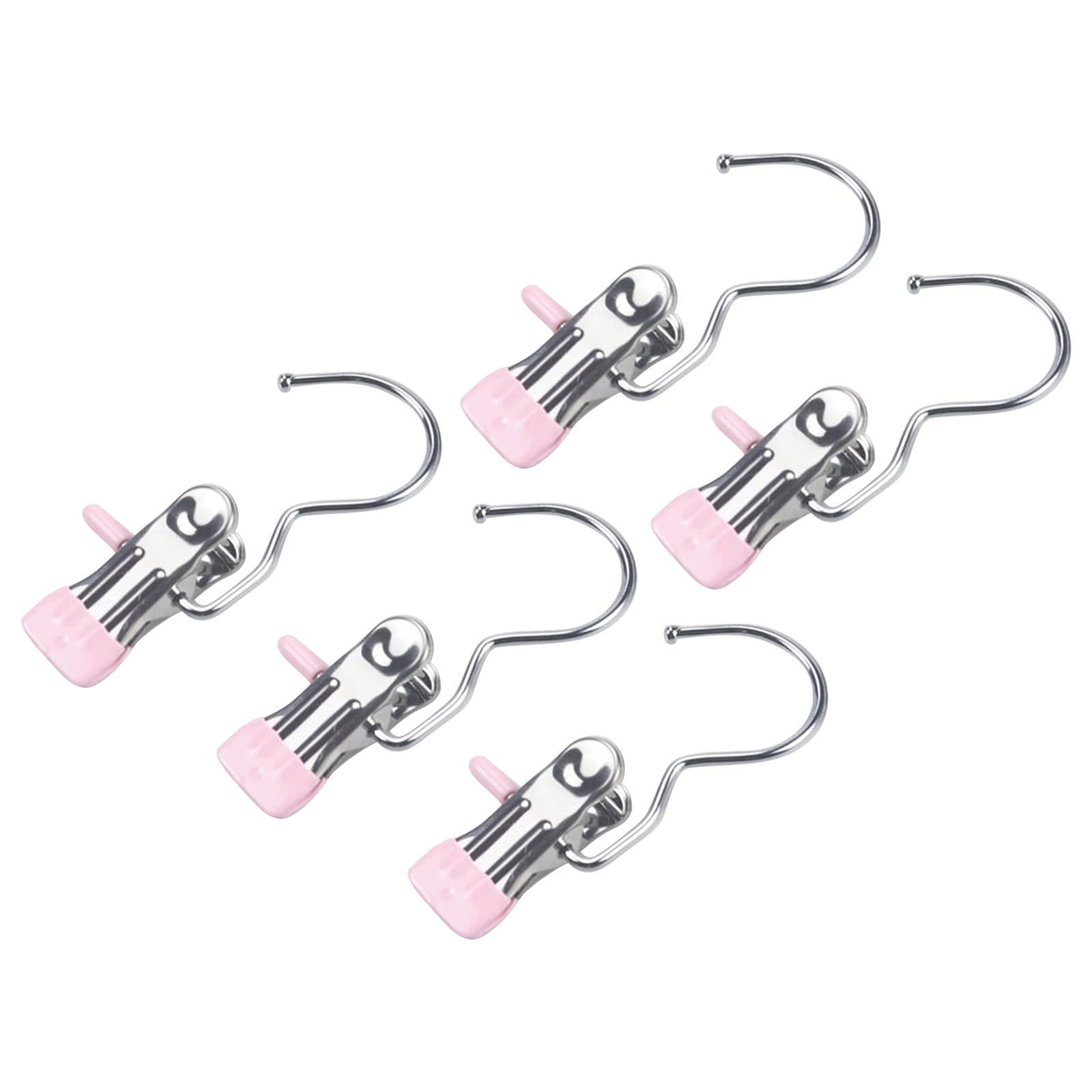 5Pcs Laundry Hanging Hooks with Clips Boot Hanger Heavy Duty Clothes ...