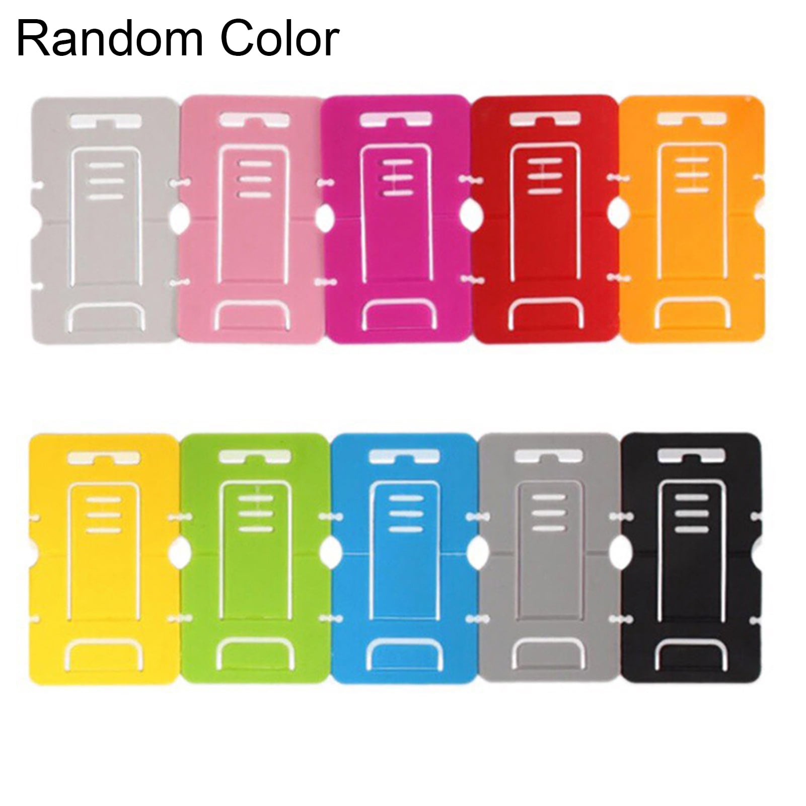 5Pcs Lazy Plastic Universal Portable Foldable Card Mobile Phone Stand ...