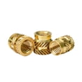 5Pcs M2 M2.5 M3 M4 M5 M6 Brass Hot Melt Insert Knurled Nut Thread Heat ...