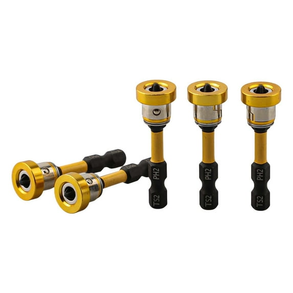 5Pcs Magnetic Plasterboard Positioning Screwdriver Bits Hand Electric ...