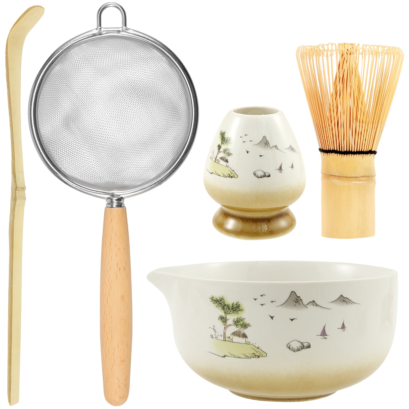 5Pcs Matcha Tea Set Ceremonial Aesthetical Matcha Kit With Whisk ...