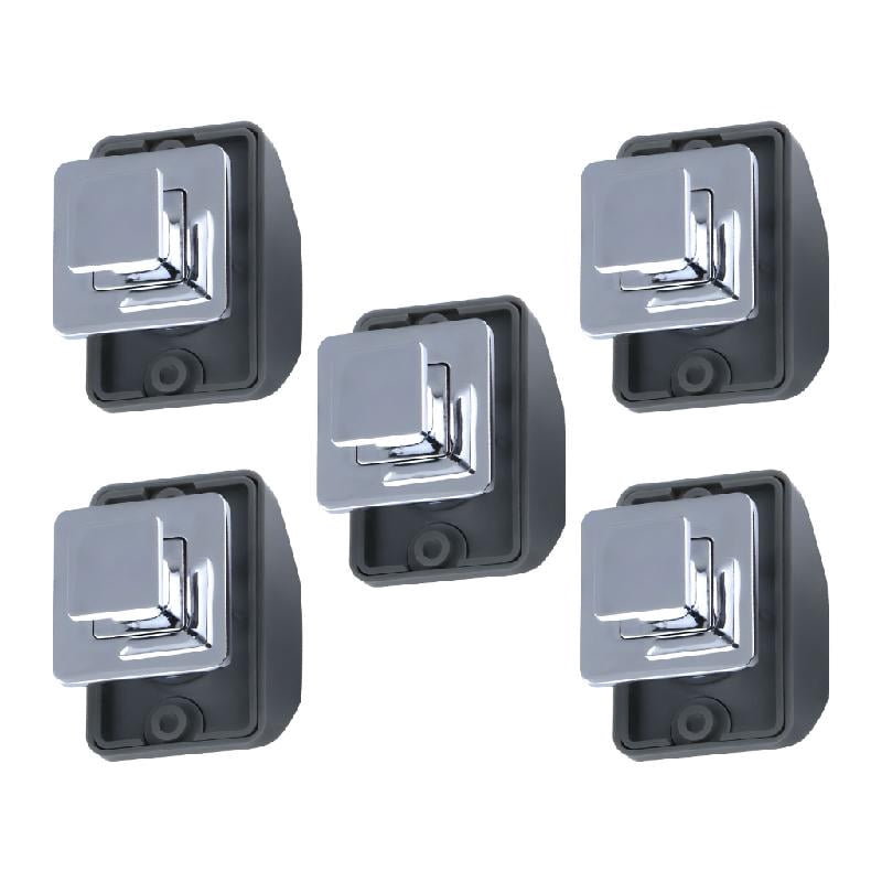 5Pcs Metal Push Button Cabinet s Keyless For Campers Boats Easy Install ...