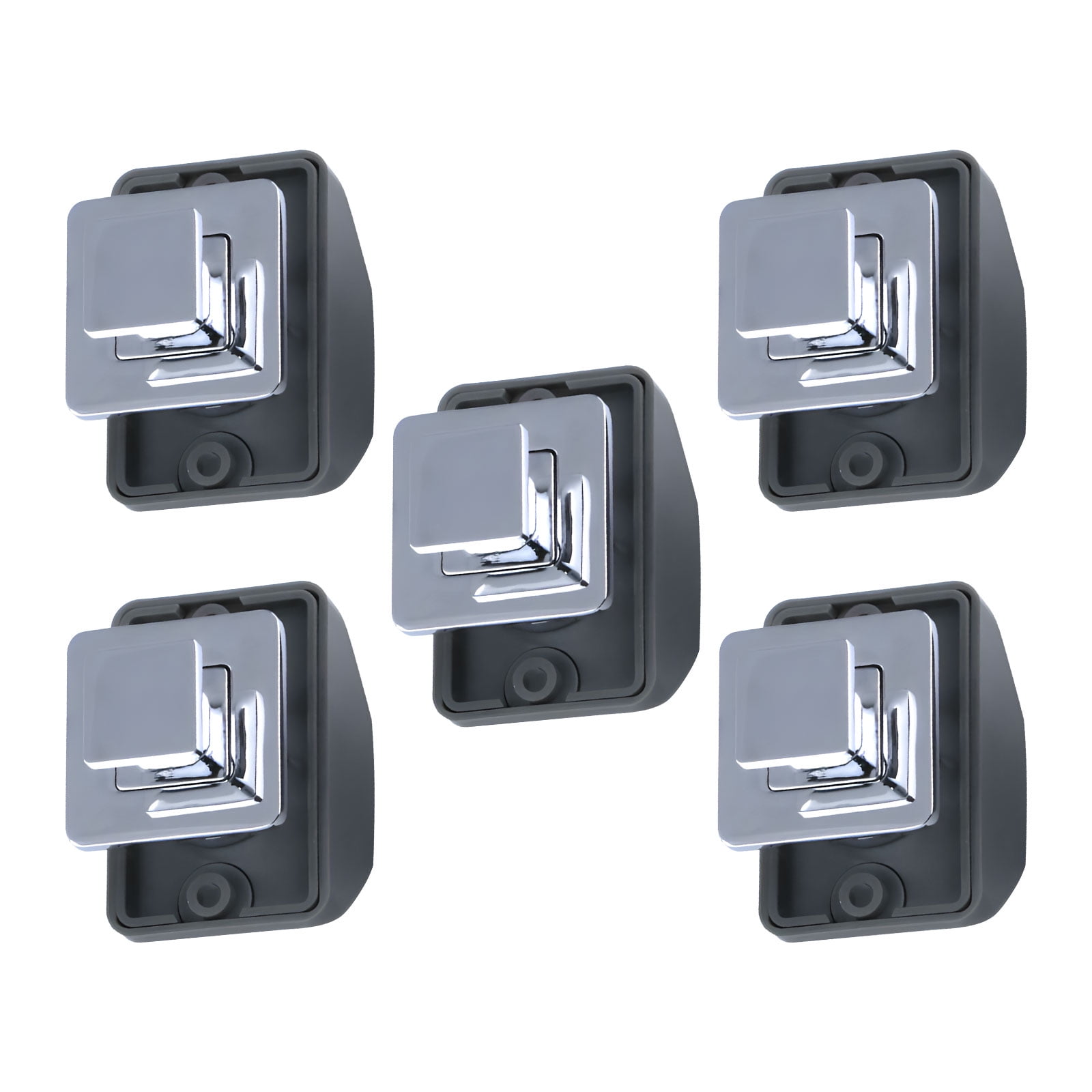 5Pcs Metal Push Button Lock Campers Marine Cabinet Latches Corrosions ...
