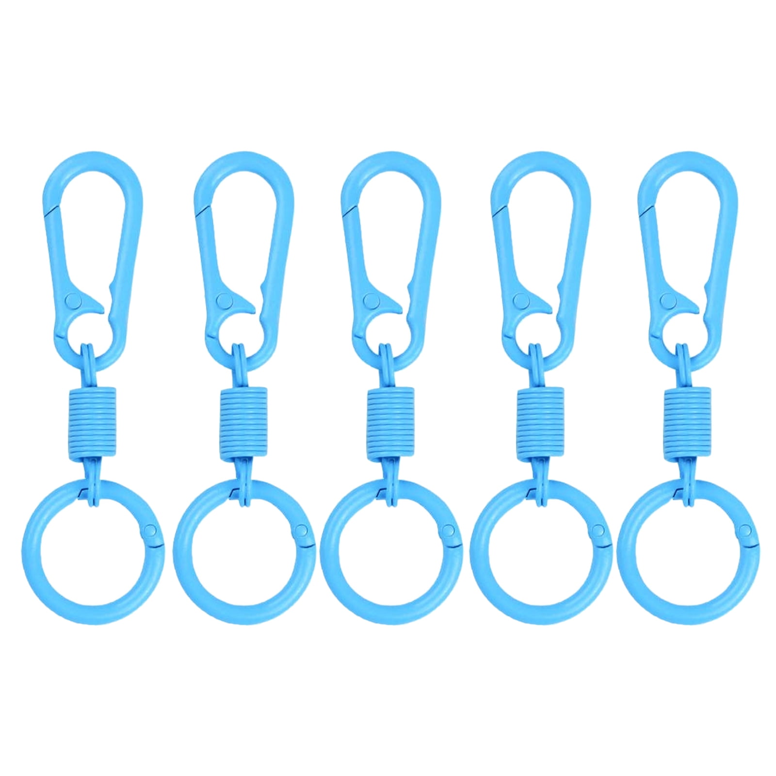 5Pcs Metal Swivels Clasp Hanging Clip Zincs Alloys Key Rings Compacts ...