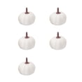 5Pcs Mini Artificial Pumpkins Orange Foam Plastic Small Fall ...