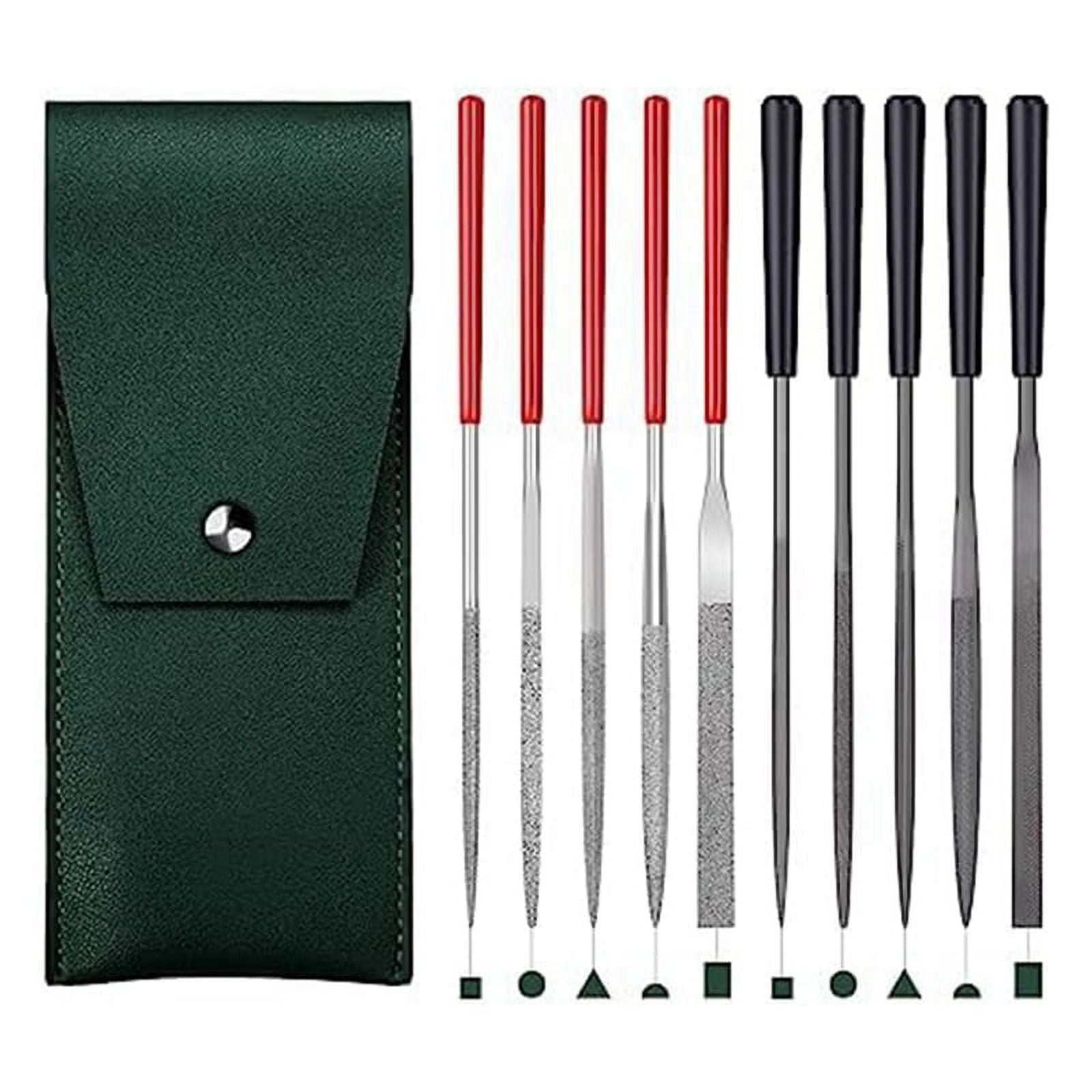 5Pcs Mini Diamond Needle Files & 5Pcs Small Steel Files for High ...