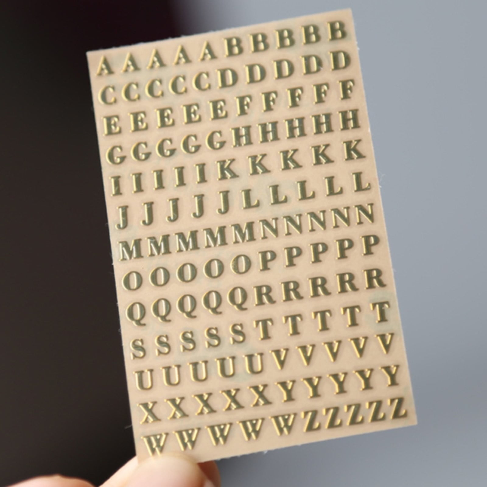 5Pcs Mini Letter Numbers Metal Crystal Handmade DIY Letter Sticker ...