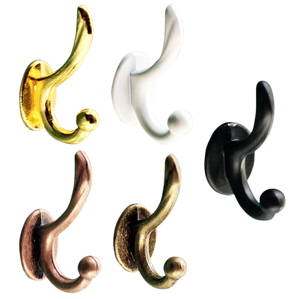 5Pcs Mini Wall Hooks Miniature Coat Hooks Wall Mounted Mini Hooks Mini ...