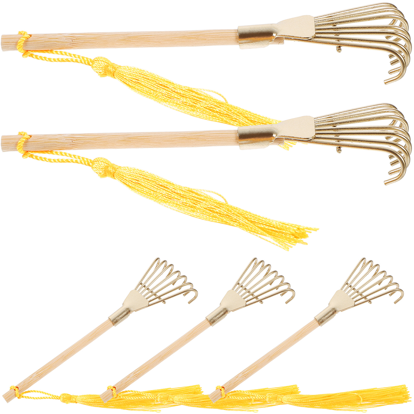 5Pcs Miniature Rakes Handicrafts Incense Ashes Rakes Balcony Planting ...