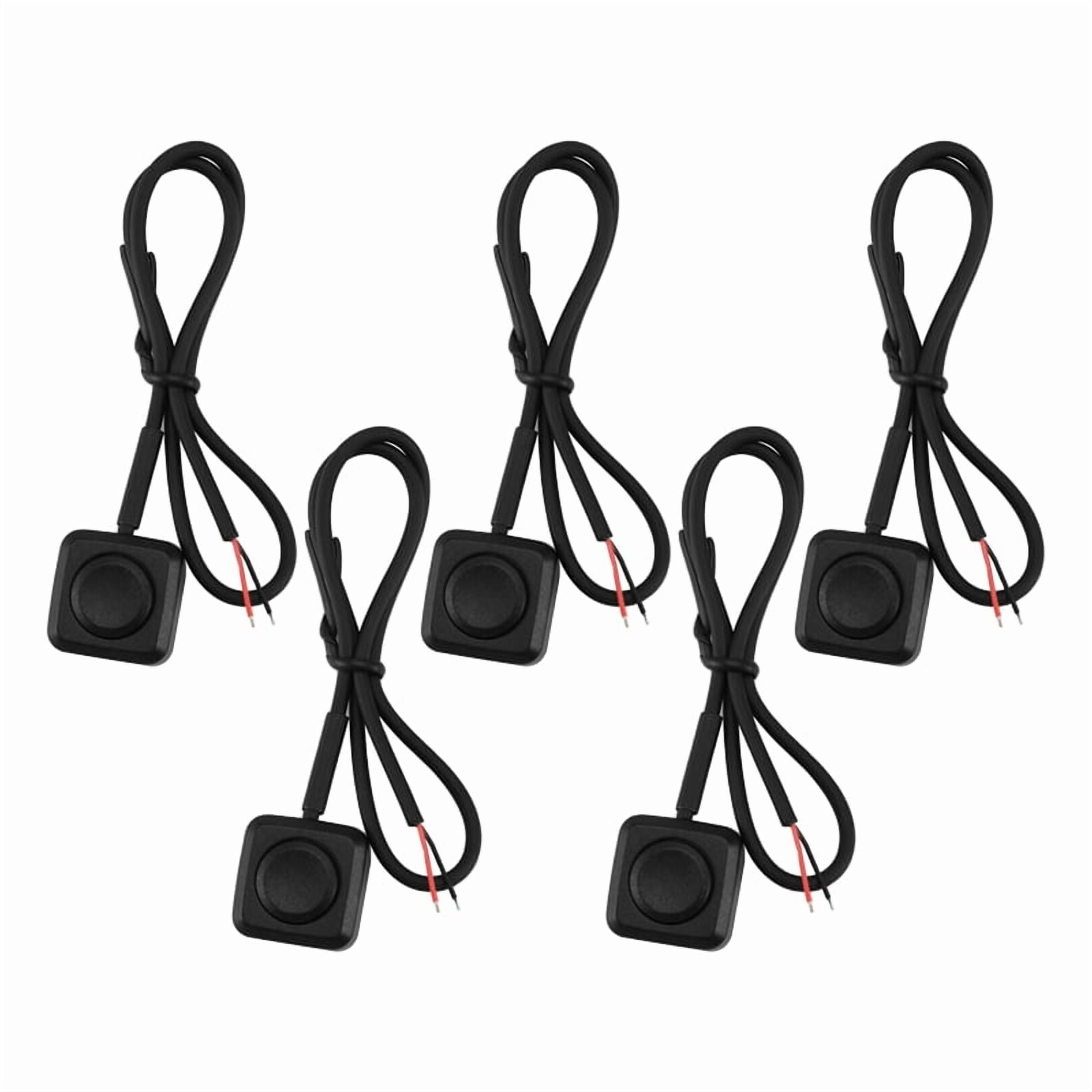 5Pcs Momentary Switch Momentary Push Button ON Off Switch 12V 24V Mount ...