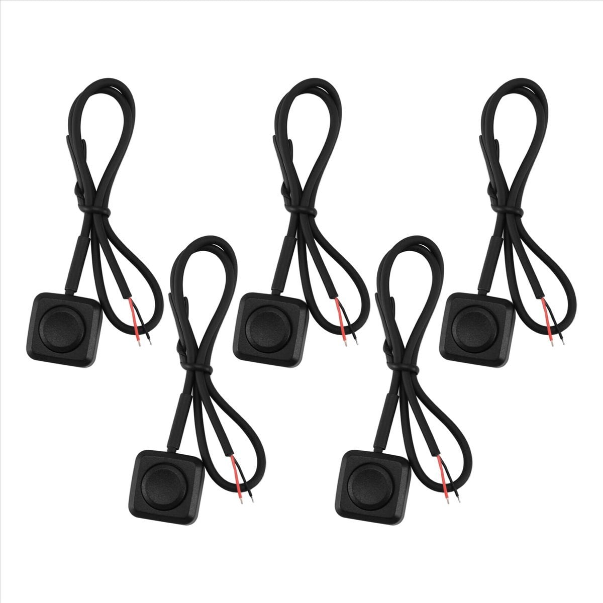 5Pcs Momentary Switch Momentary Push Button ON Off Switch 12V 24V Mount ...