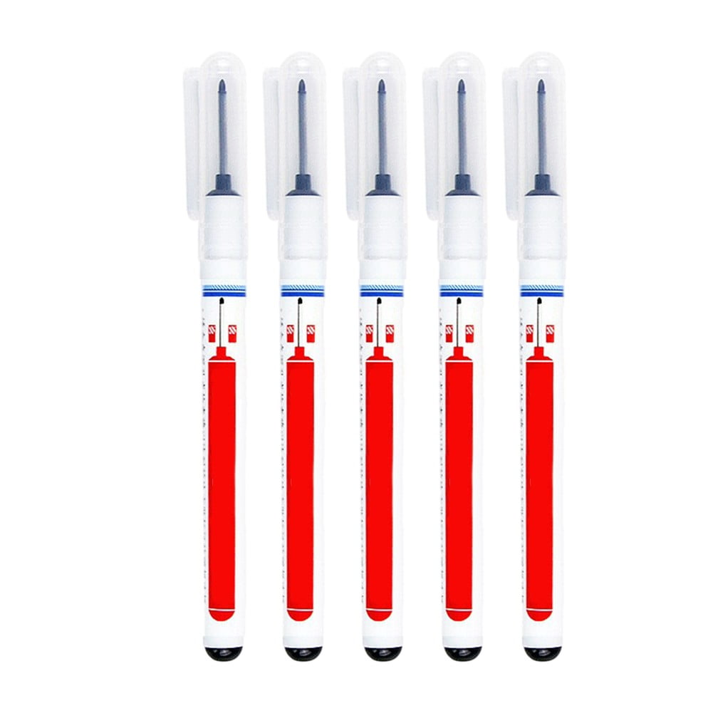 5Pcs Multi-purpose Long Head Markers Deep Hole Marker Pen For Bathroom ...