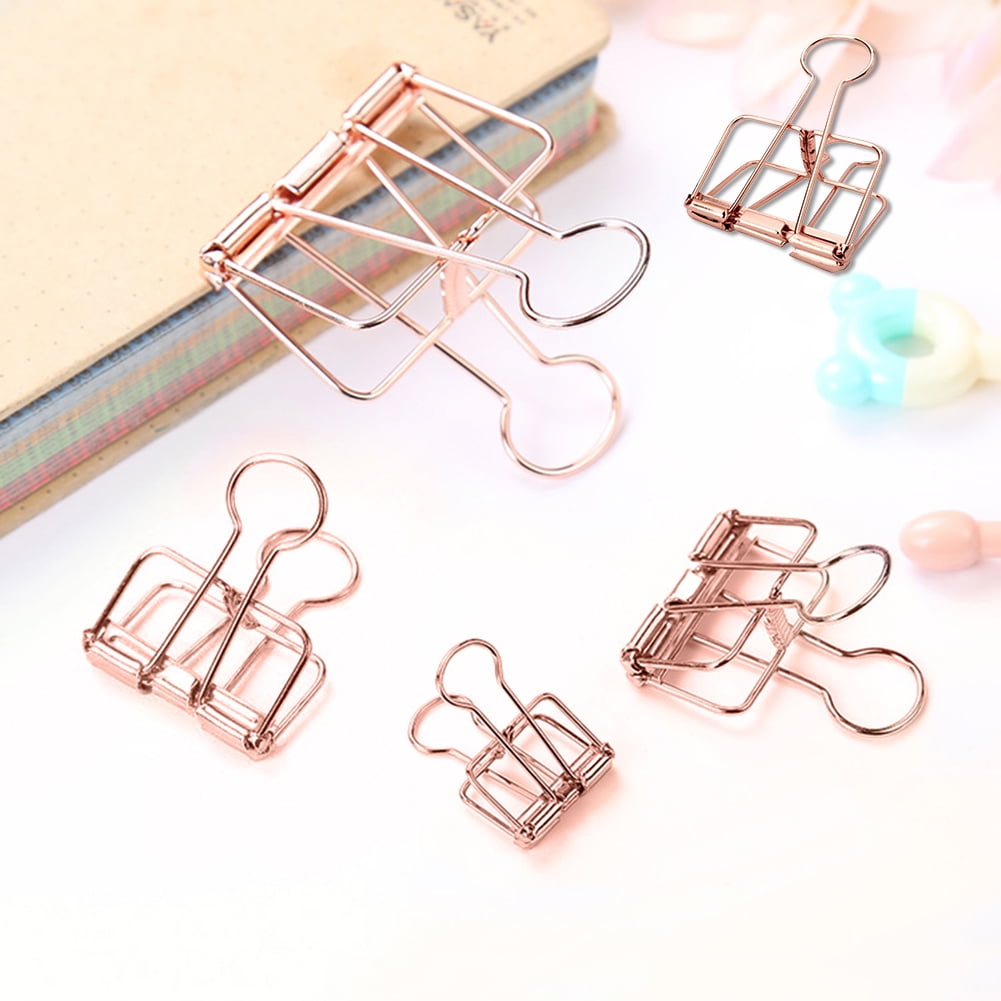 5Pcs Multifunctional Binder Clips - Paper Clamps Assorted Sizes, Paper ...
