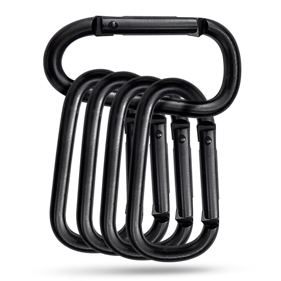 Aluminum Carabiner Clips, 7.8cm Heavy Duty D-Ring Keychain Hooks for ...