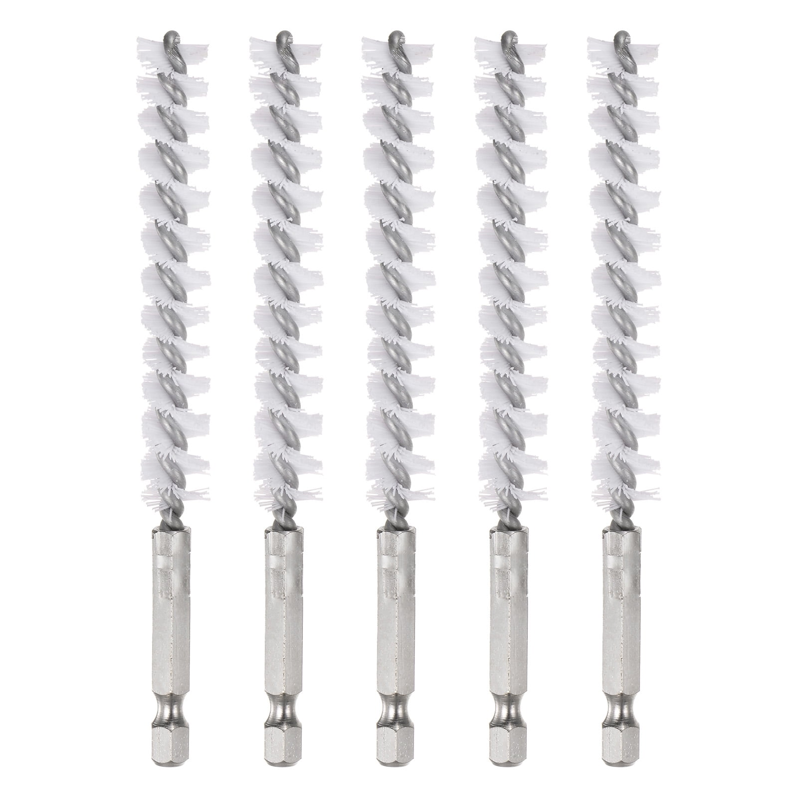 5Pcs Nylon Bore Brush 11mm Dia Cleaning Twisted Wire Brush Tube Pipe ...