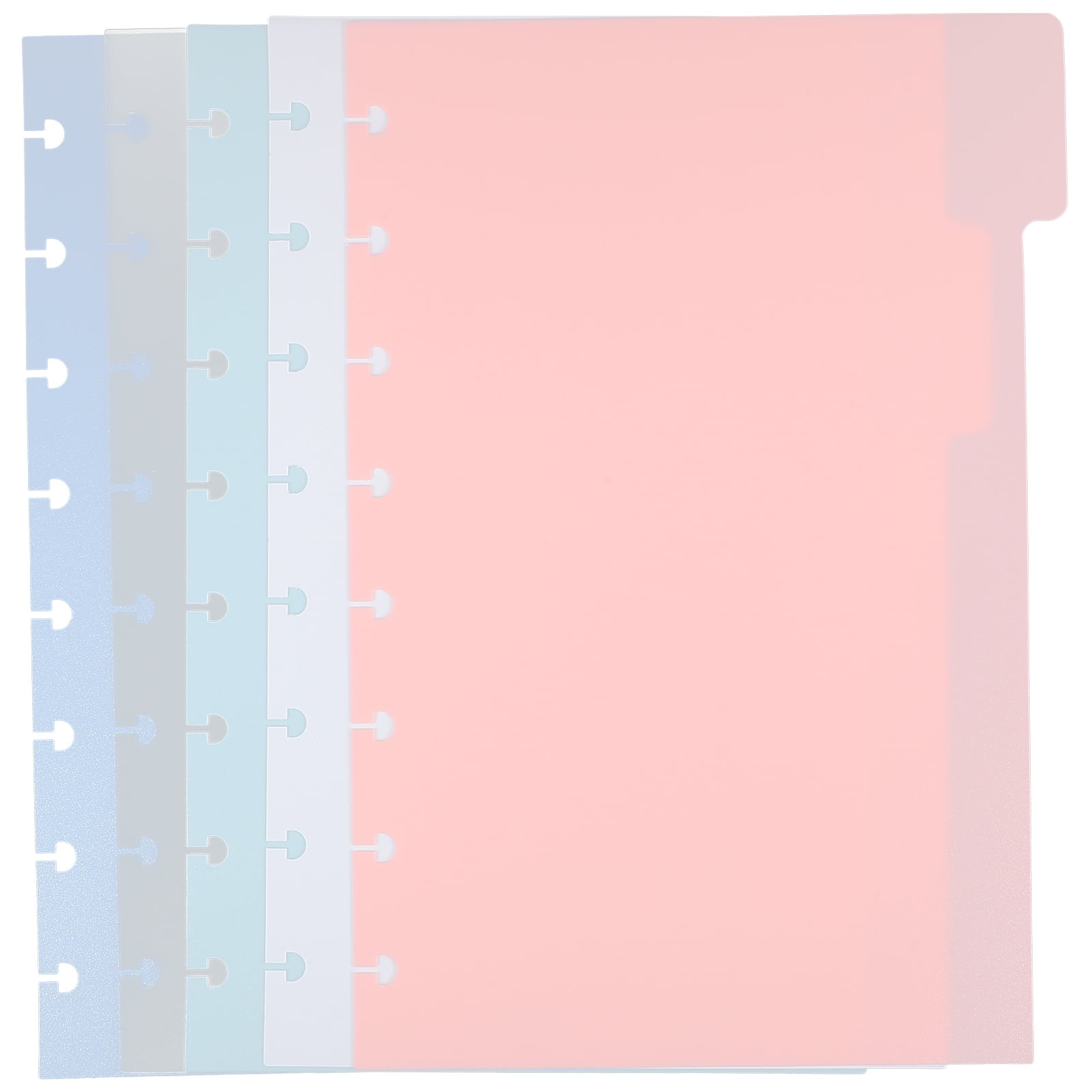 5Pcs Office Binder Dividers Convenient Notebook Dividers Daily Use Tab ...