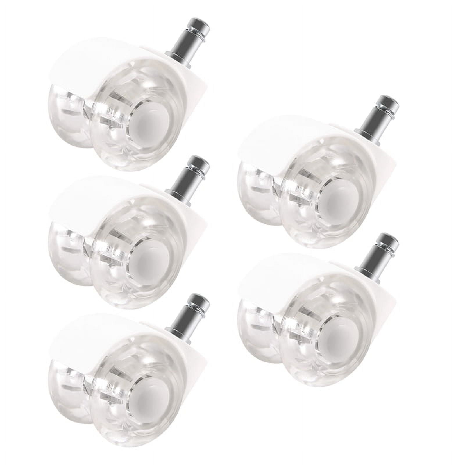 5Pcs Office Chair Casters Wheels 2 Inch Heavy Duty Mute Desk Chair ...