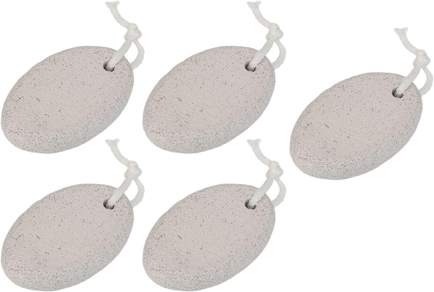 5Pcs Oval Pumice Stone , Natural Volcanic Rock Foot Scrubber ...