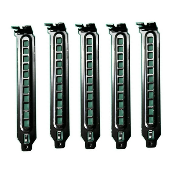 5Pcs PCIs Slot Covers / PCIs Slot Dust Covers Filter Blanking Board ...