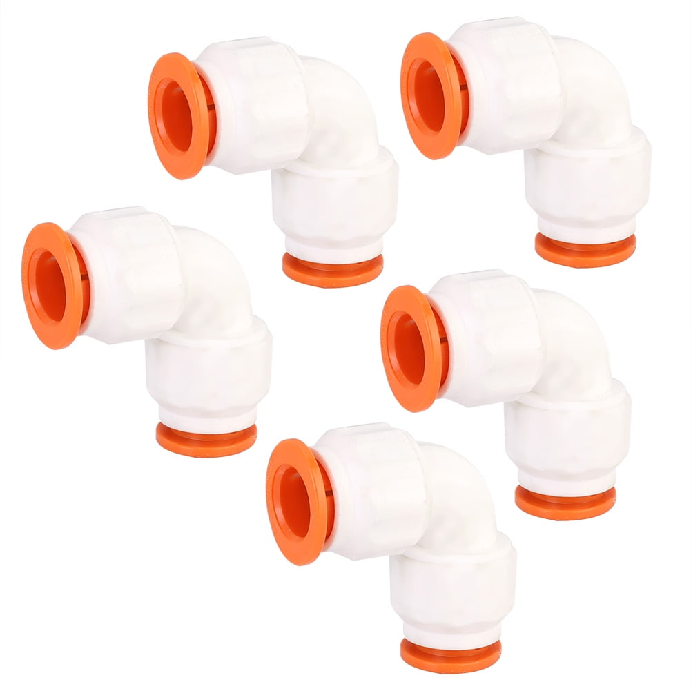 5Pcs PPR Plastic 20mm to 20mm Elbow Connector Water Pipe Fitting ...