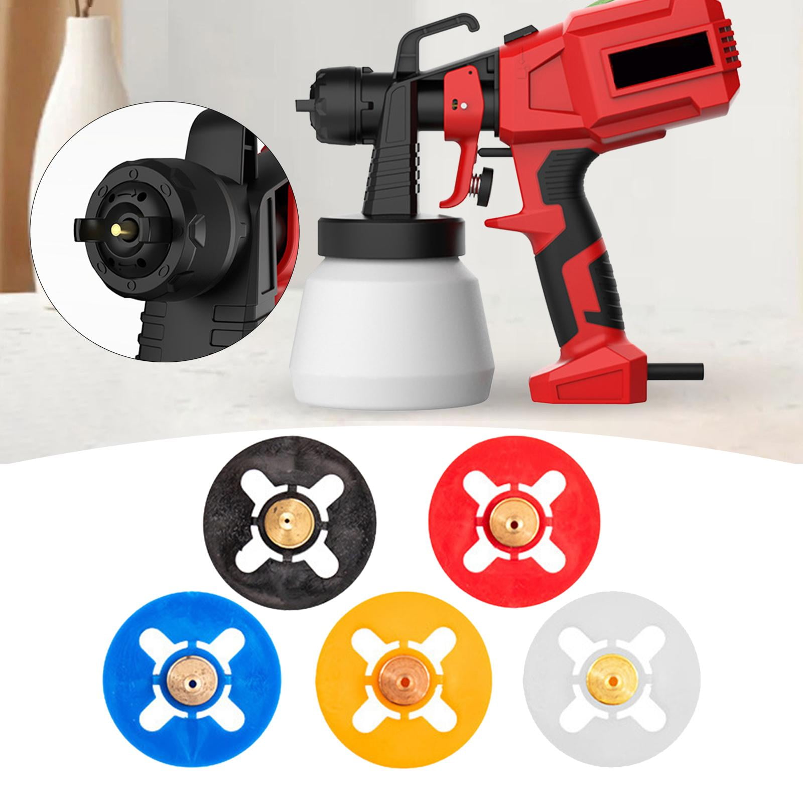 5Pcs Paint Sprayer Nozzles Spray Nozzles 1.0/1.5/1.8/2.0/2.5mm Home DIY ...
