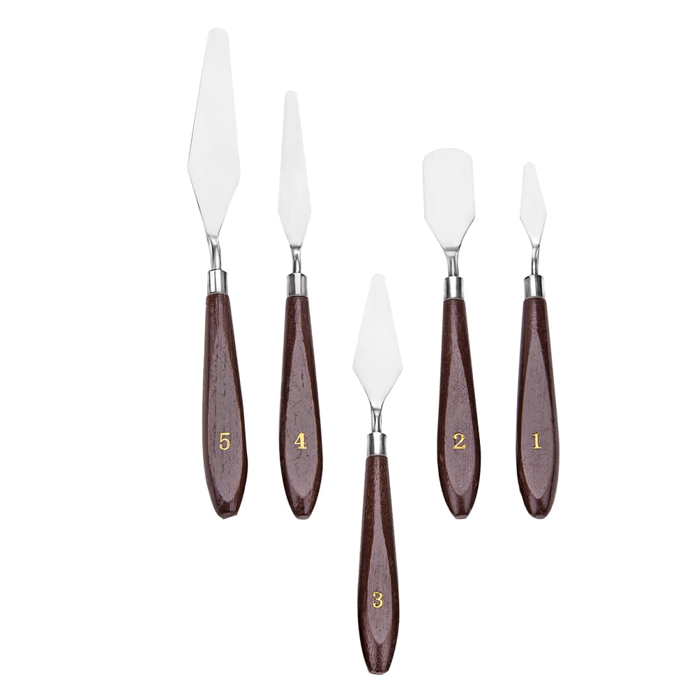 5Pcs Painter Paint Tool Scrape Professional Artist Art Draw Spatula ...