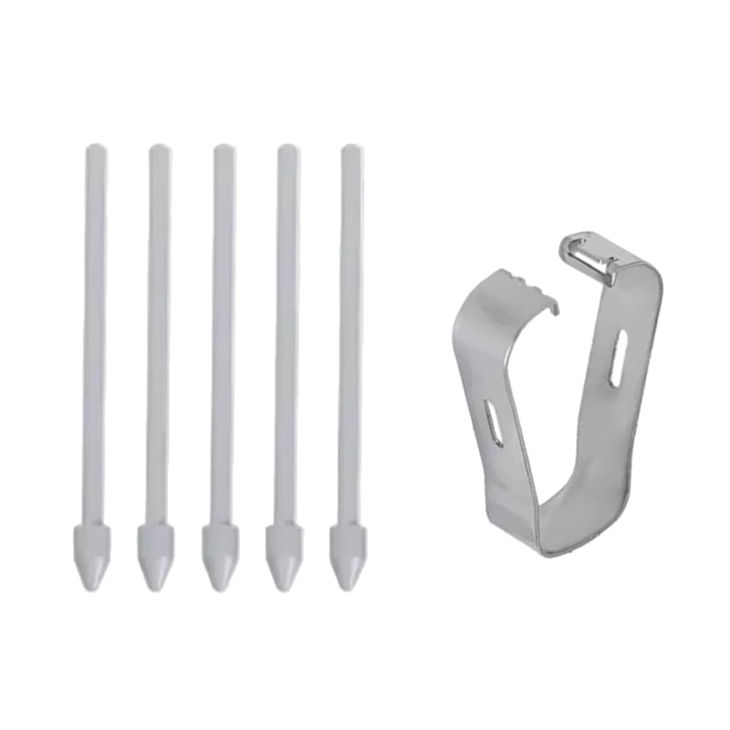 5Pcs Pen Replacement Tip Set With Secure Clip Attachments For Tablets ...