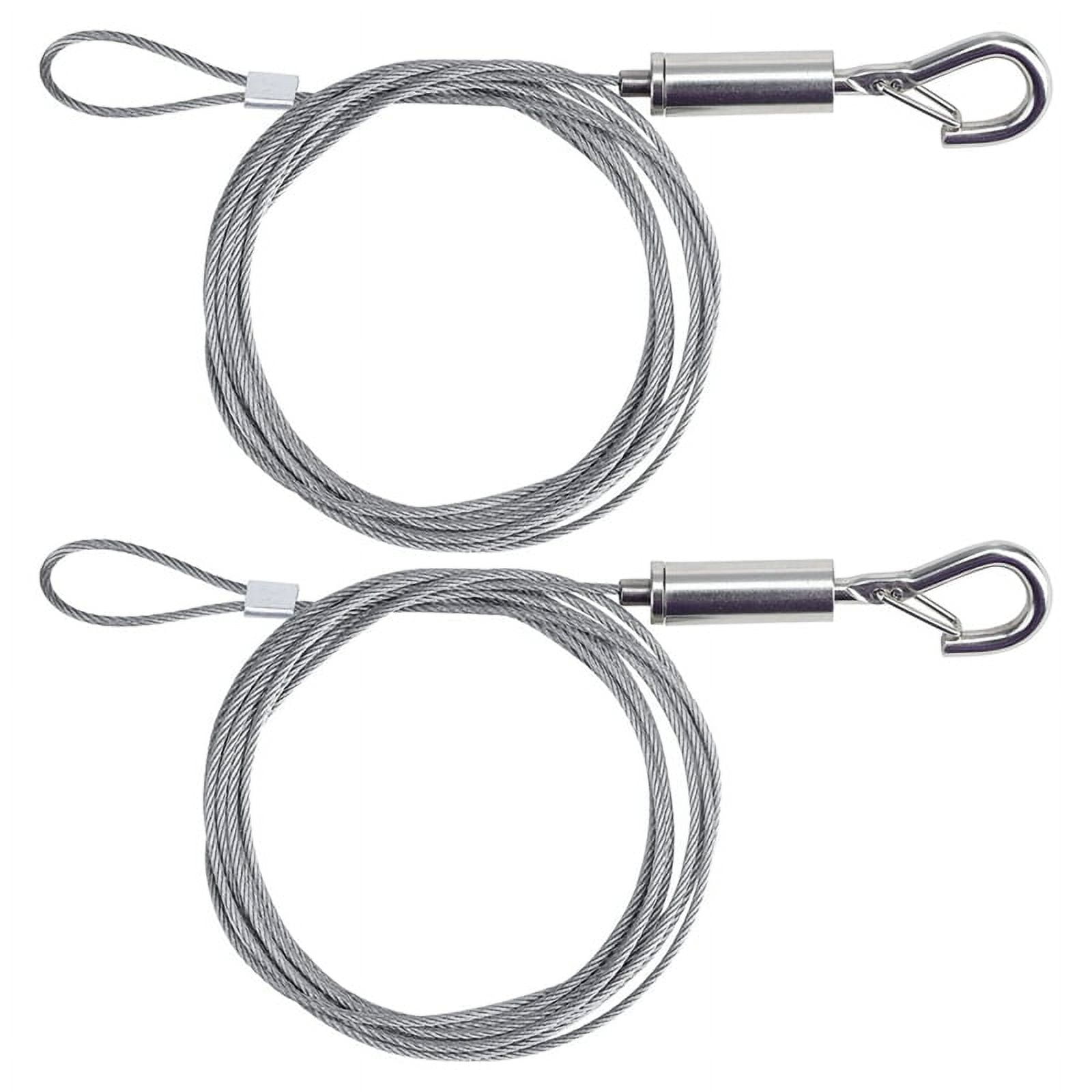 5Pcs Picture Hanging Wire Kit, 2M x Φ1.5mm Stainless Steel With Wire ...