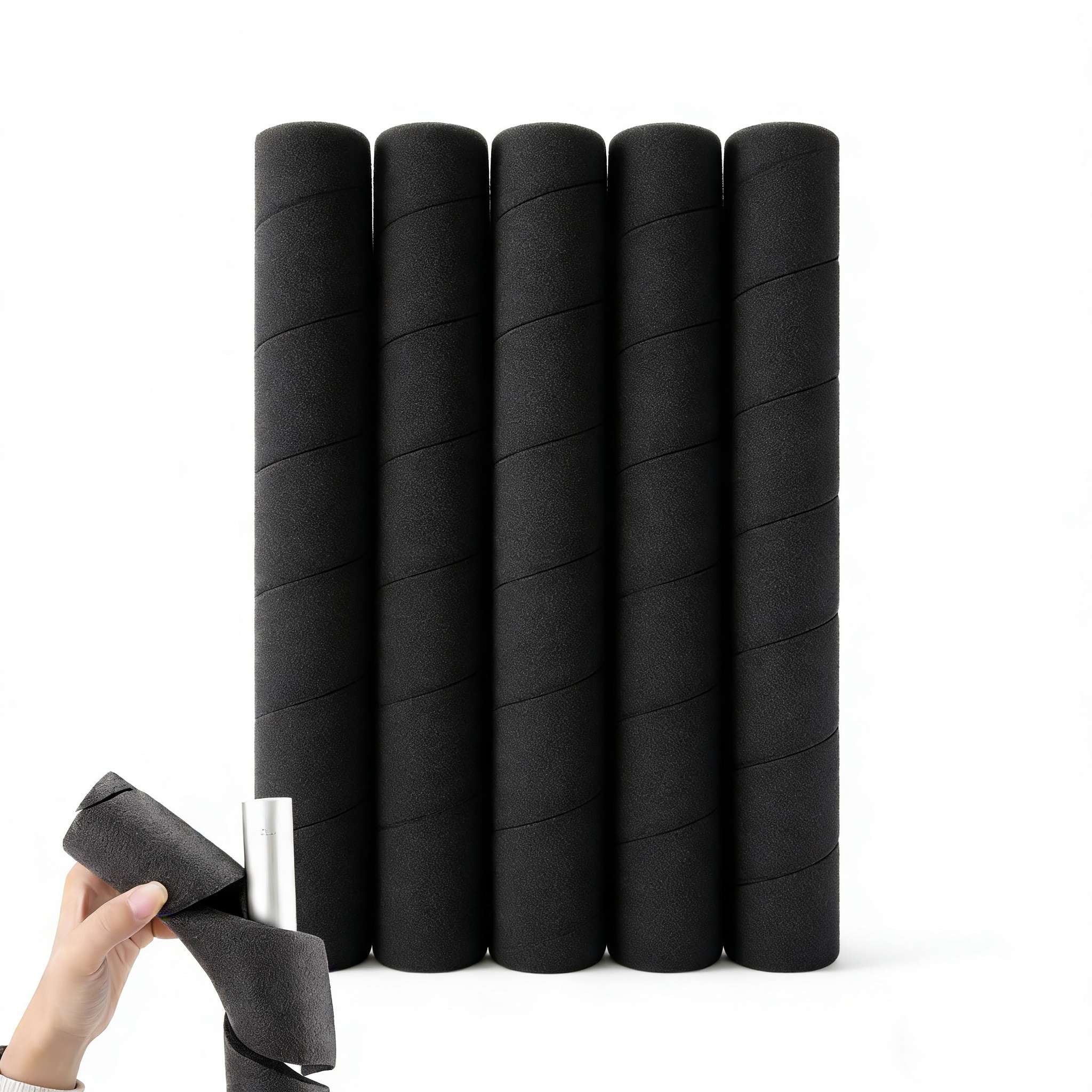 5Pcs Pipe Insulation Foam Tube, 1.96" x 15.7" Foam Pipe Covers for ...