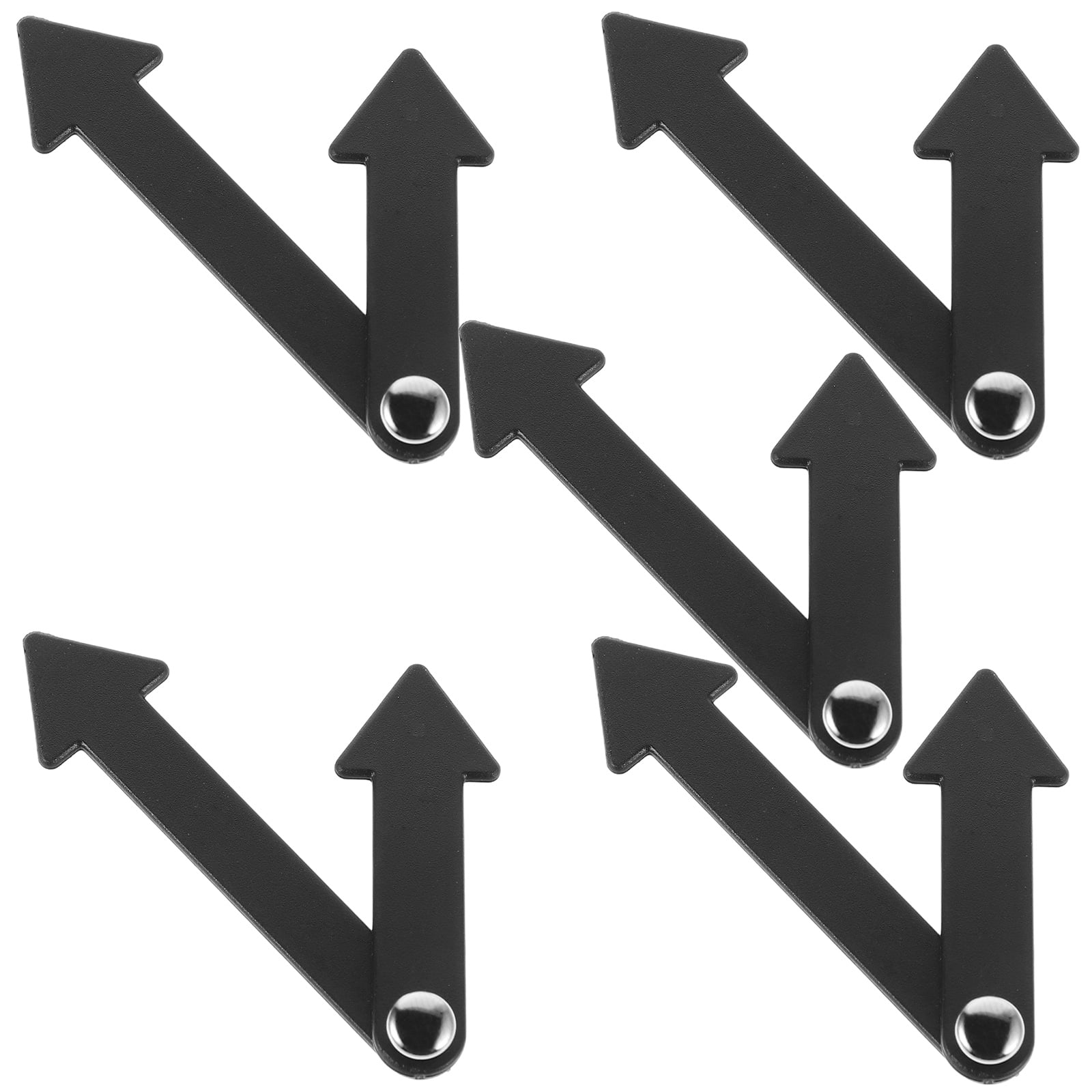 ibasenice 5Pcs Clock Hands Black Plastic Teaching Aid for Classroom ...