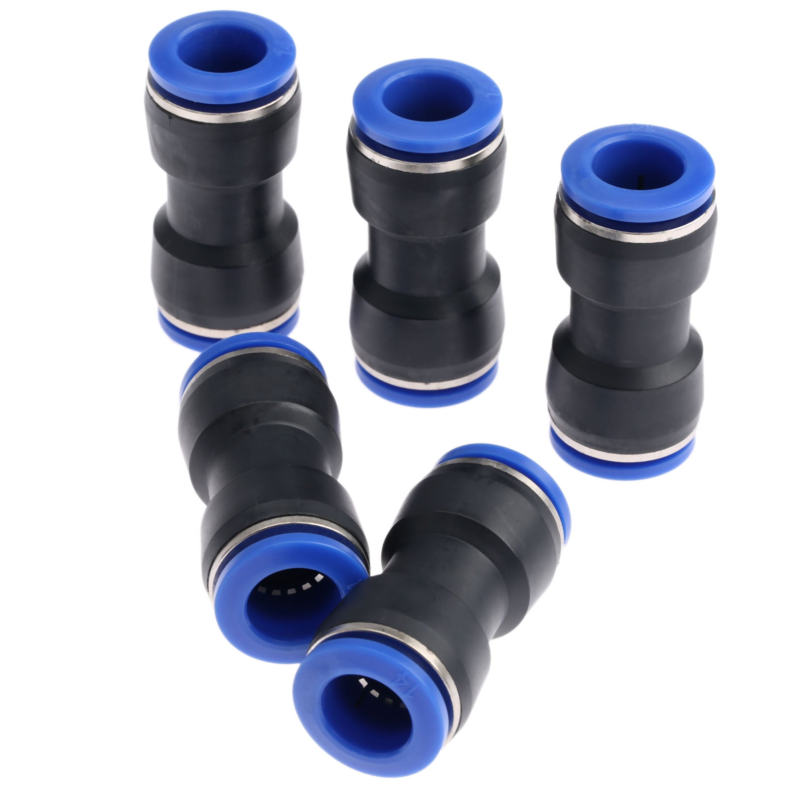 5Pcs Plastic Pneumatic Straight Connectors Push In Pneumatic Fittings ...