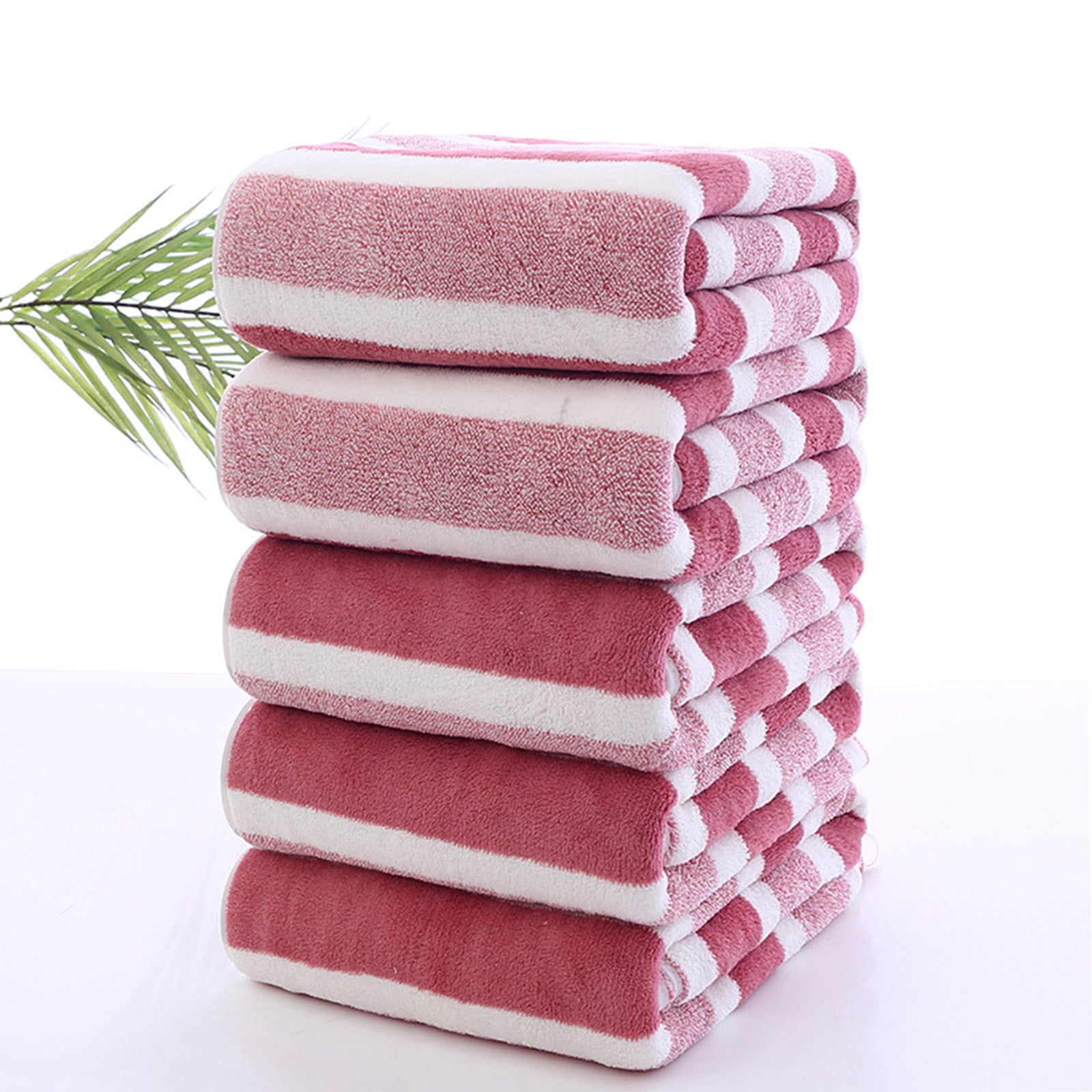5Pcs Plush Quick-Dry Bath Sheet Set, Super Absorbent Velvet Touch ...
