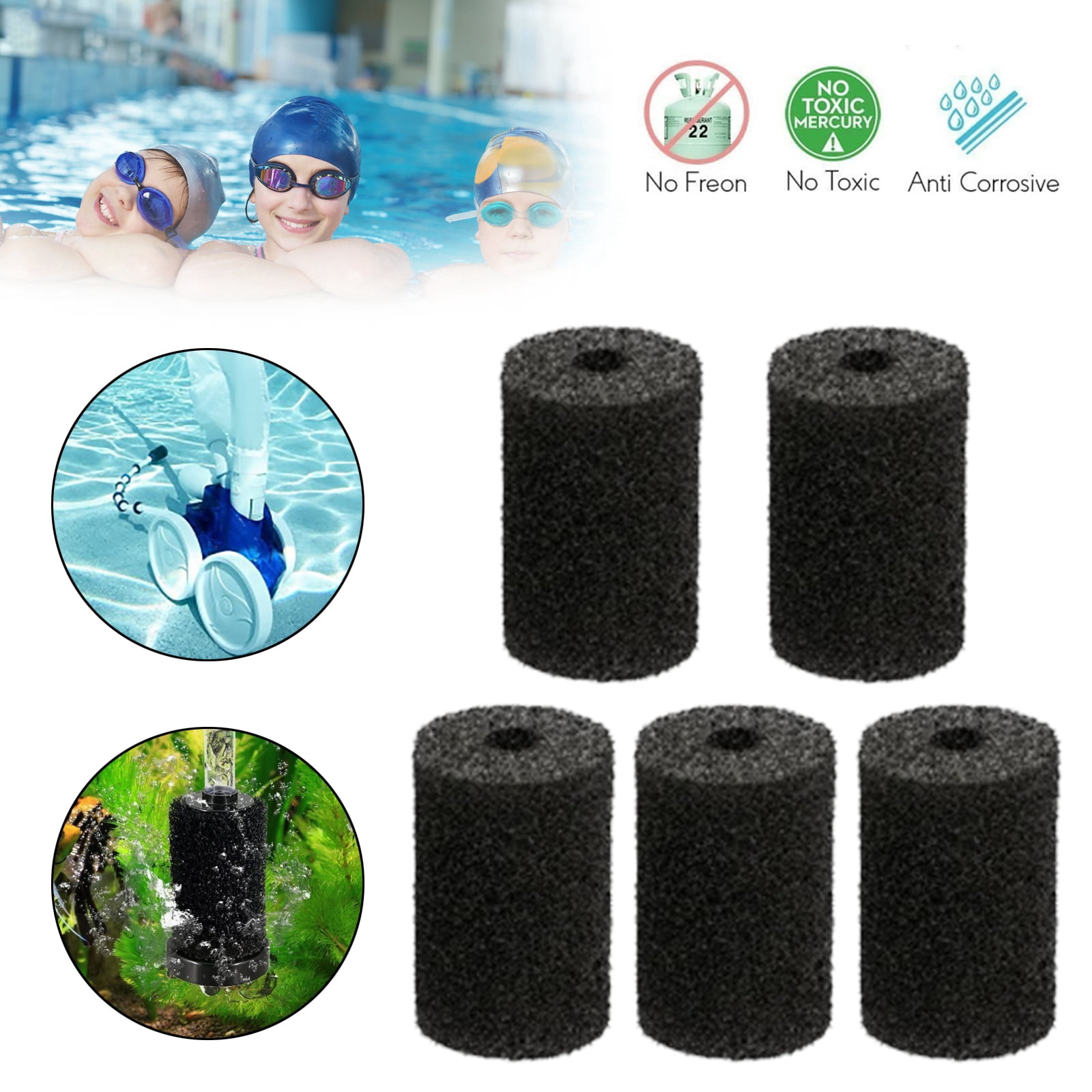5Pcs Pool Cleaner Sweep Hose Tail Scrubber For Polaris Spare180 280 360 ...
