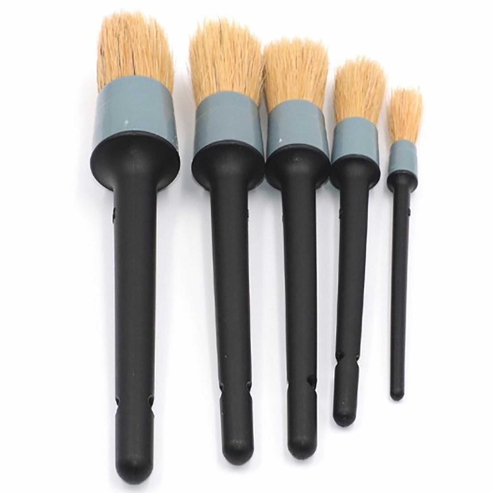 5Pcs Premium Car Detailing Brushes Set Soft Bristle, Durable, for ...
