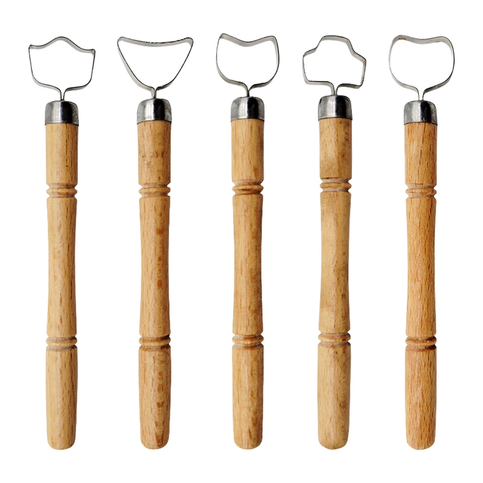 5Pcs Professional Ceramic Sculpting Tool Handle Pottery Carving Tool ...