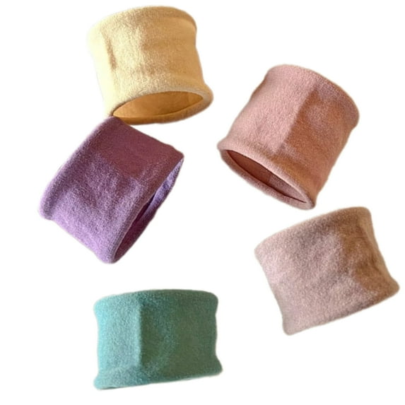 5Pcs Professional Strength Hair Elastic Bands Wide Seamless Design High ...