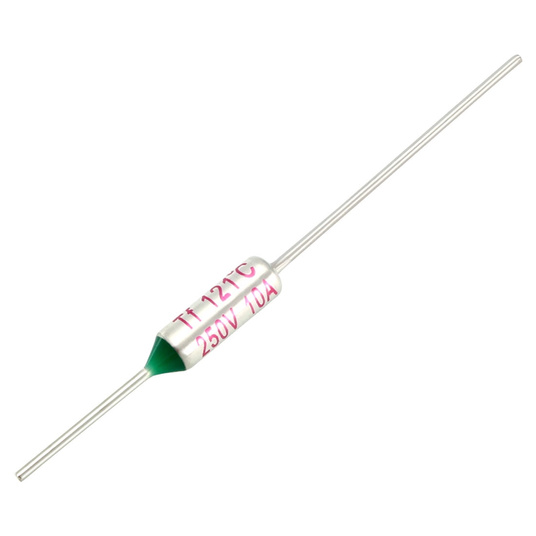 5Pcs RY TF 121 Celsius Degree Cutoff Thermal Fuse 250V 10A Green Silver ...