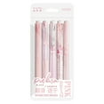 5Pcs Refillable Gel Inks Pen Quick Dry Retractable Gel Pen 0.5MM Tip ...