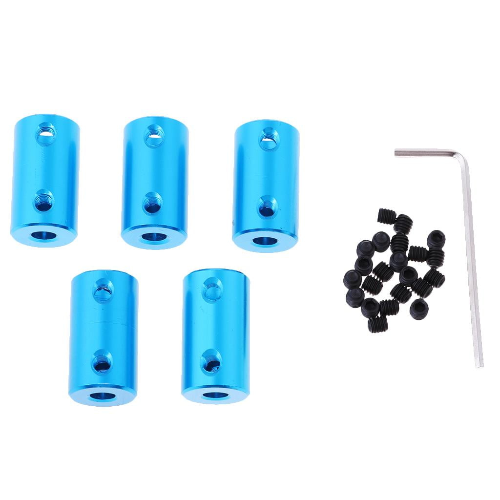 5Pcs Remote Control Models Durable Alloy Motor Shaft Coupling Coupler ...