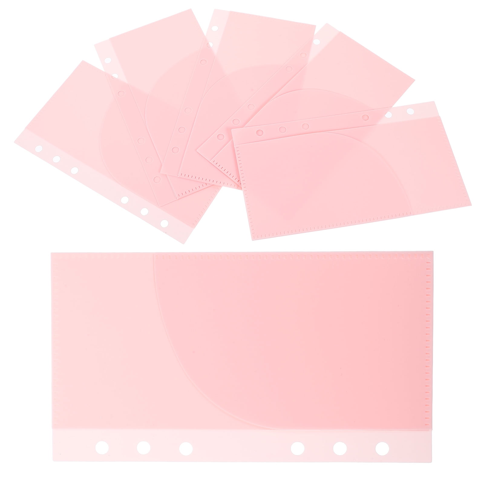 Raindrops Pocket Folder for Binder Pink PP 5Pcs - Walmart.com