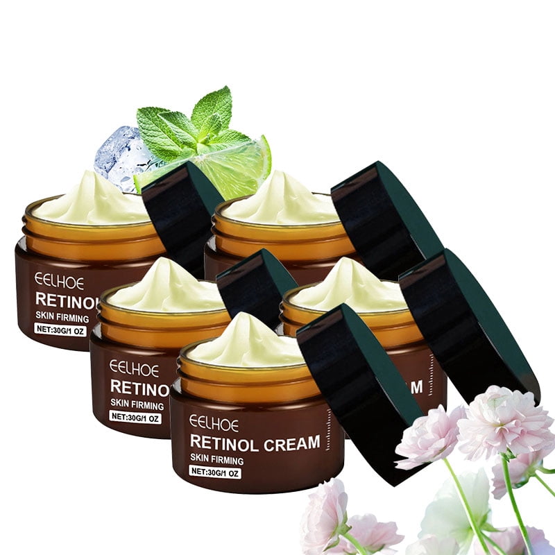 5Pcs Retinol Facial Cream, With Arbutin, Licorice Root, Paeonia ...
