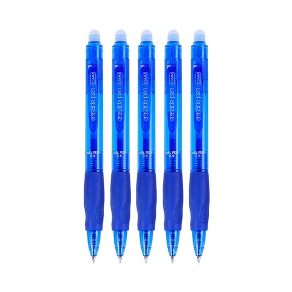 5Pcs Retractable Gel Pen Triangular Shaped Grip Erasable Gel Inks Pen 0 ...